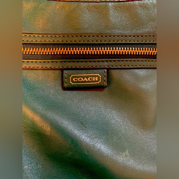 Coach | Bags | Coach Bag Beautiful Green Leather | Poshmark